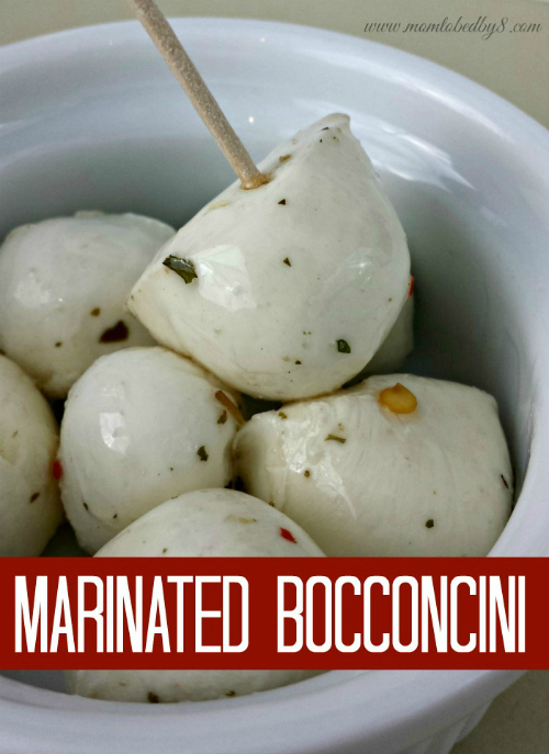 Marinated Bocconcini #Recipe - Motherhood Defined