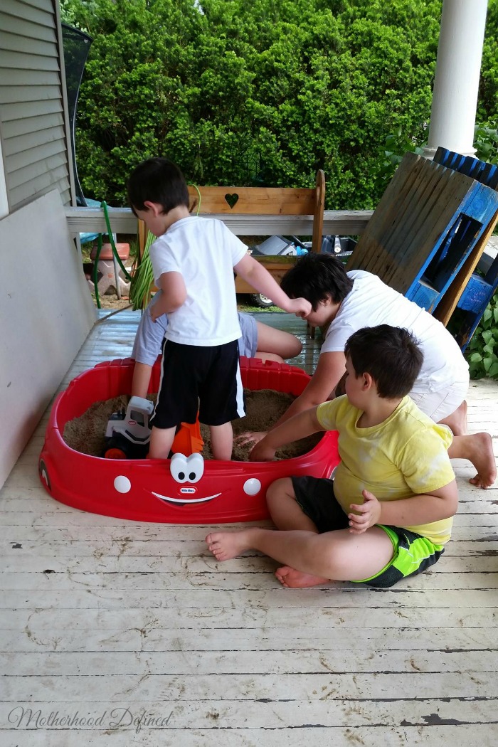 Never Too Old For Sandbox Playtime! - Motherhood Defined